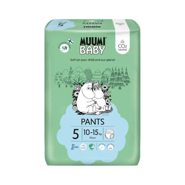 Muumi Baby Fralda Cueca T5 10-15Kg x38, | Pharma 24